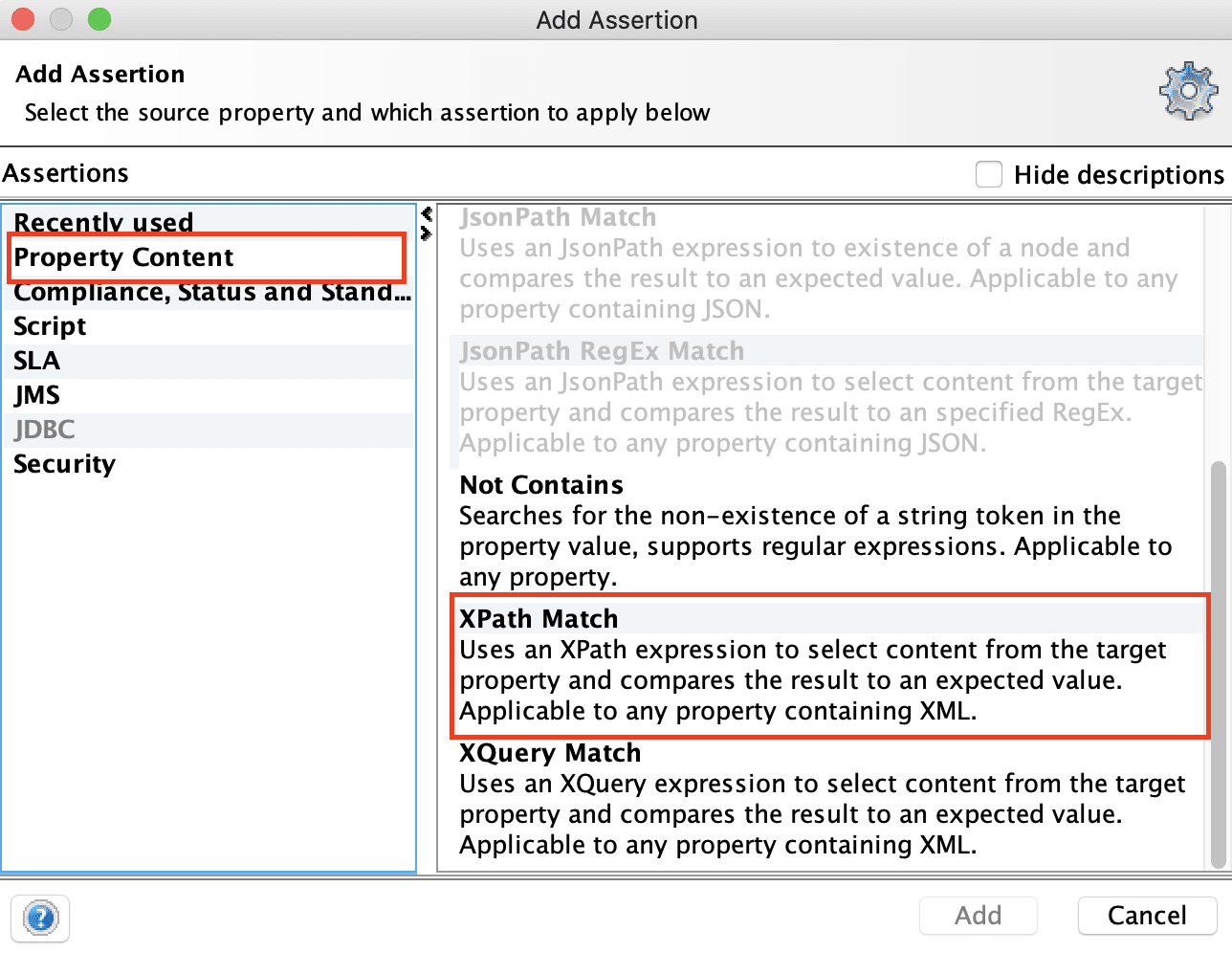 Soapui Common Assertions Compliance Status And Sla In Soapui